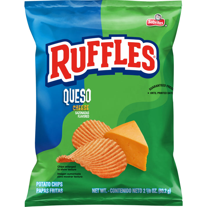 Ruffles Queso XVL 2.125 Oz (24 Count Box)- Bulk Chips – Carnival ...
