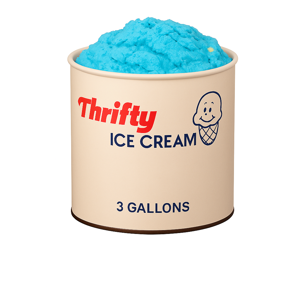 Thrifty 3 Gallon Ice Cream, All Flavors – Carnival Candies & Ice Cream Inc.