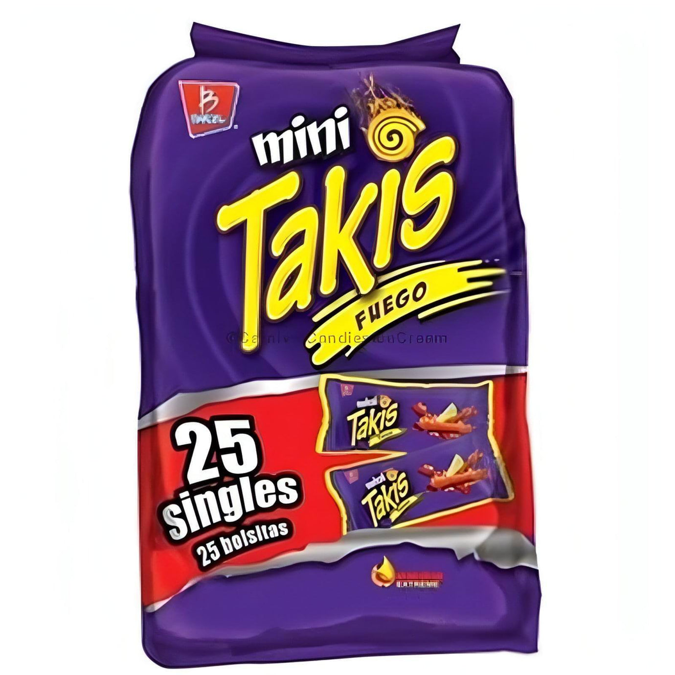 Barcel Mini Takis Fuego 1 Oz (25 Count) – Carnival Candies & Ice Cream Inc.