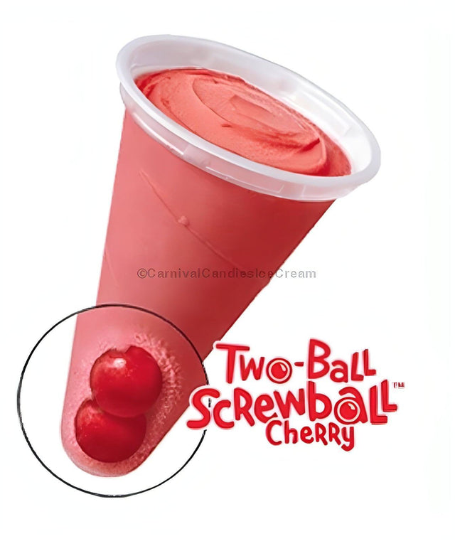 Blue Bunny Two-Ball Screwball Cherry (12 or 24 Count) – Carnival ...