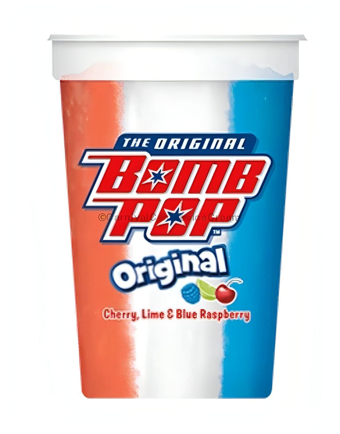 Bomb Pop Original Cup (6 Or 12 Count) – Carnival Candies & Ice Cream Inc.