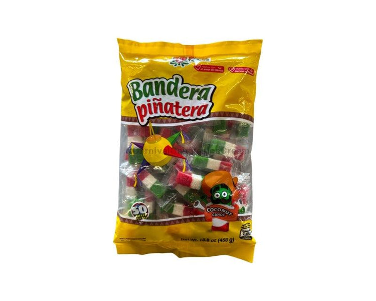 Dulces Tipicos Bandera De Coco Pinatera (50 Count) | Carnival Candies ...