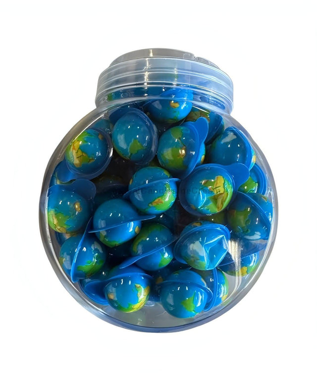 Earth Blue Raspberry Gummy Candy (50 Count) – Carnival Candies & Ice ...