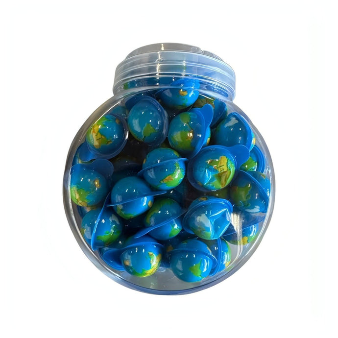 Earth Blue Raspberry Gummy Candy (50 Count) – Carnival Candies & Ice ...