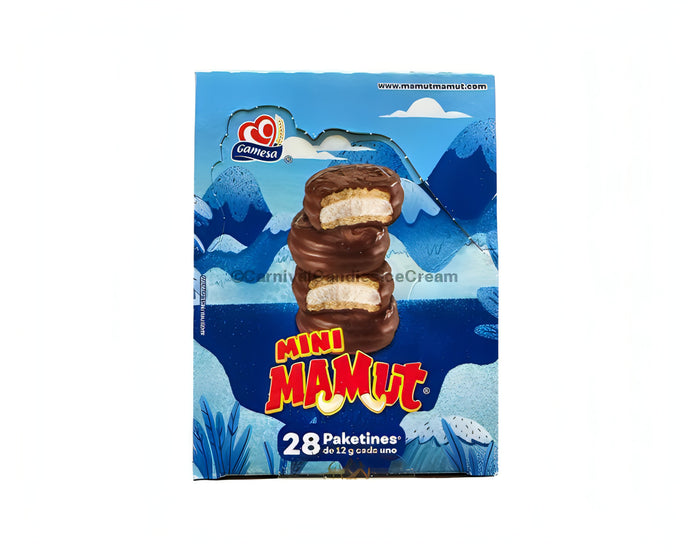 Gamesa Mini Mamut Chocolate Cookies - 28 Count – Carnival Candies & Ice ...
