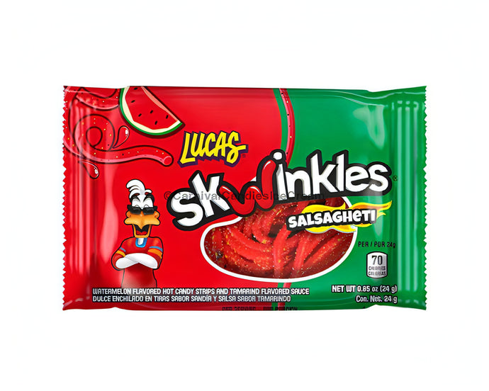 Lucas Salsaghetti Watermelon Candy - 12 Count – Carnival Candies & Ice ...