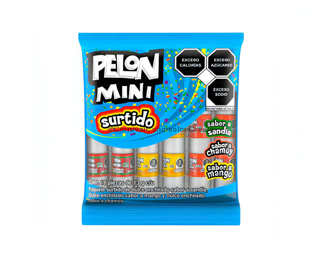 Pelon Pelo Rico Tamarind Push Bulk Mexican Candy - Carnival Candies ...