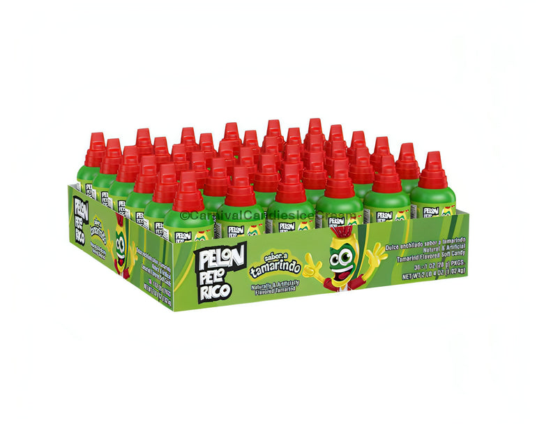Pelon Pelo Rico Tamarind Push Bulk Mexican Candy - Carnival Candies ...