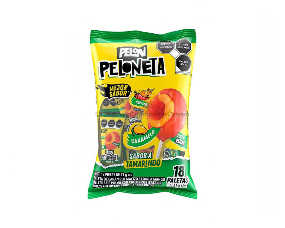 Pelon Pelo Rico Tamarind Push Bulk Mexican Candy - Carnival Candies ...