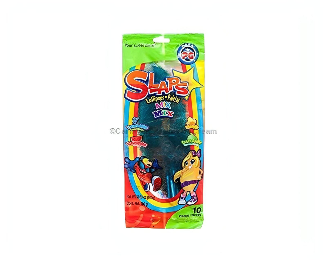 Slaps Soft Candy Lollipops - 10 Count Bulk – Carnival Candies & Ice ...
