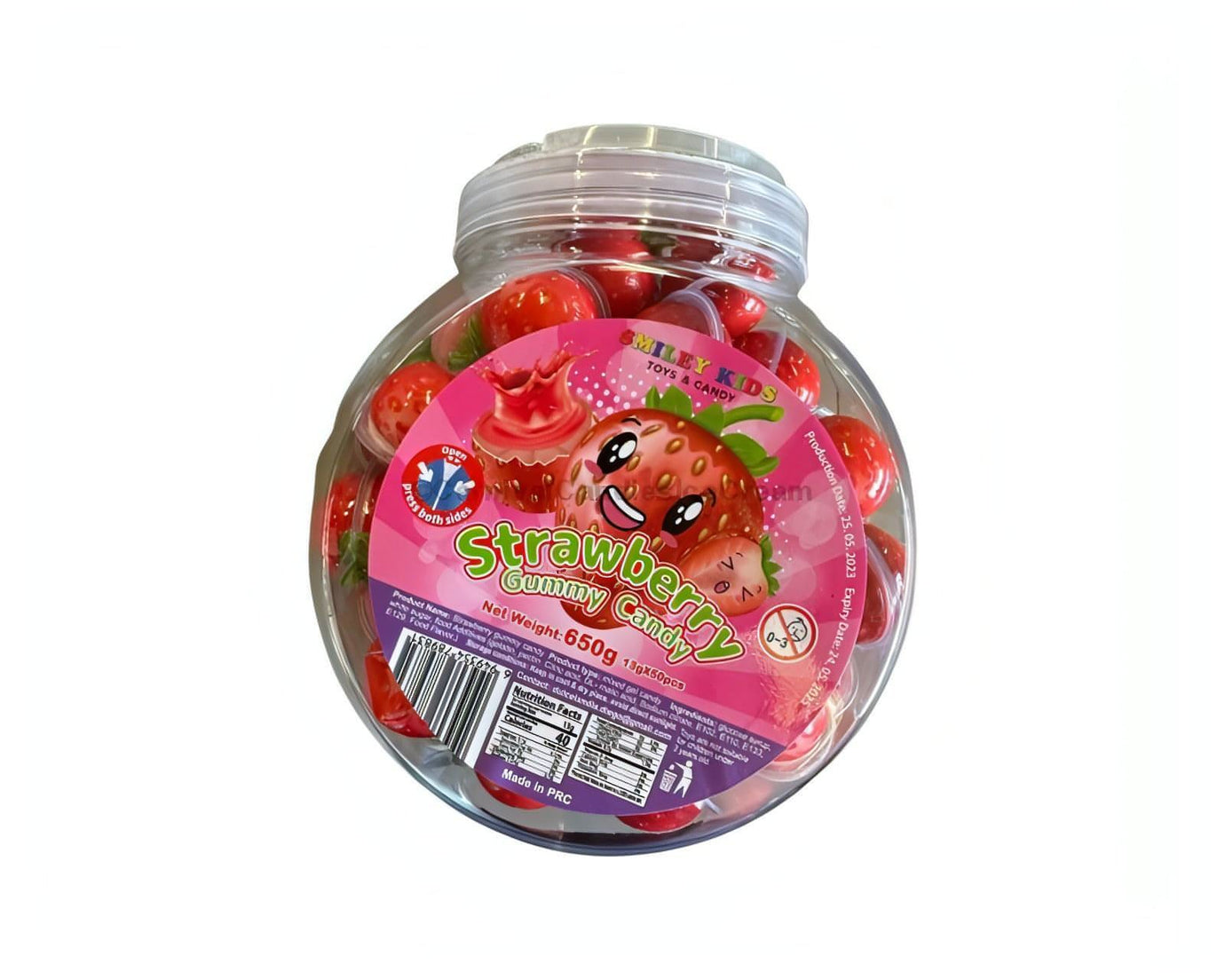 Strawberry Gummy Candy (50 Count) – Carnival Candies & Ice Cream Inc.